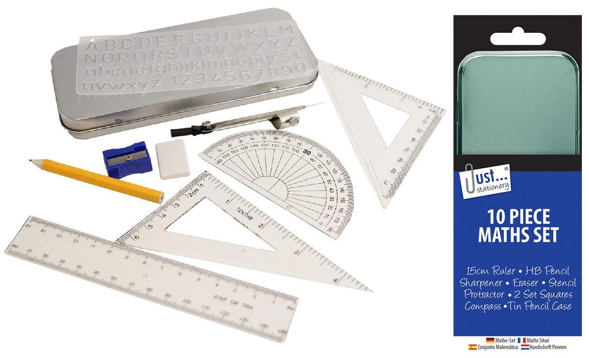 10 Piece Geometry Math Set — 🛍️ The Retail Market