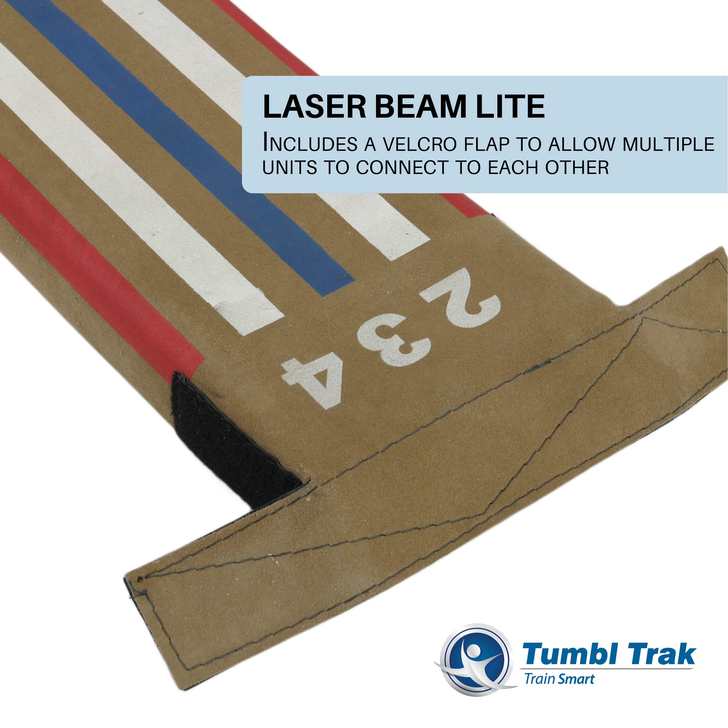 Tumbl Trak 8 Ft Laser Beam with Solid Wood Core, Low Gymnastics Balance ...