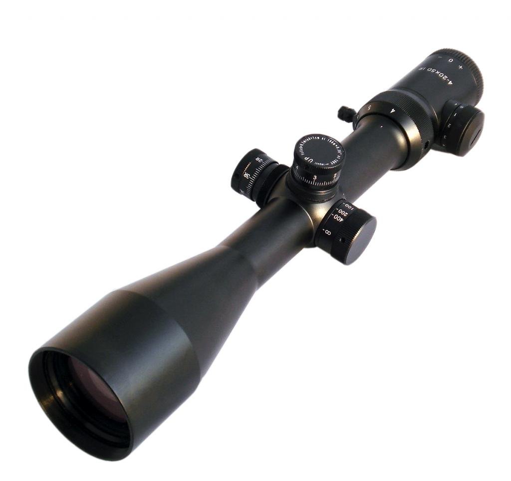 Hi-Lux Optics PentaLux Tac-V 4-20 Scope with Illuminated Reticle, Green ...