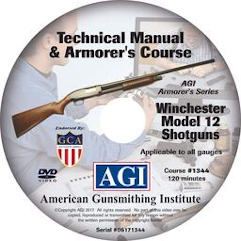 American Gunsmithing Institute Armorer’s Course Video on DVD for Winchester Model 12 Shotguns ...