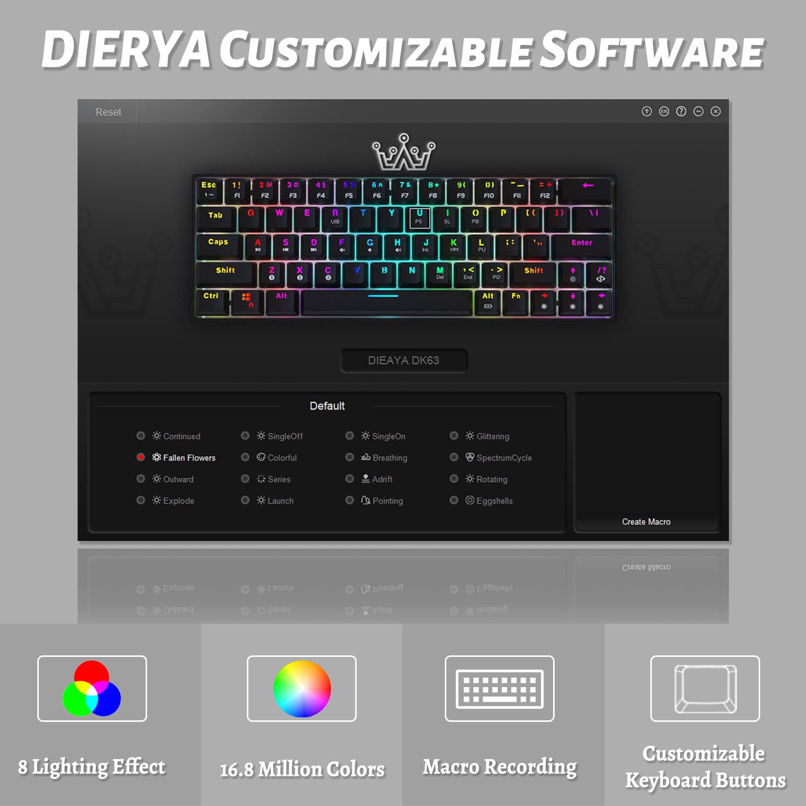 DIERYA DK63 Wireless Mechanical Gaming Keyboard — 🛍️ The Retail Market