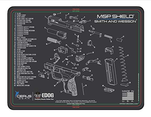 EDOG Shield Gun Cleaning Mat - Schematic (Exploded View) Diagram ...