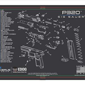 EDOG P320 Gun Cleaning Mat - Schematic (Exploded View) Diagram ...