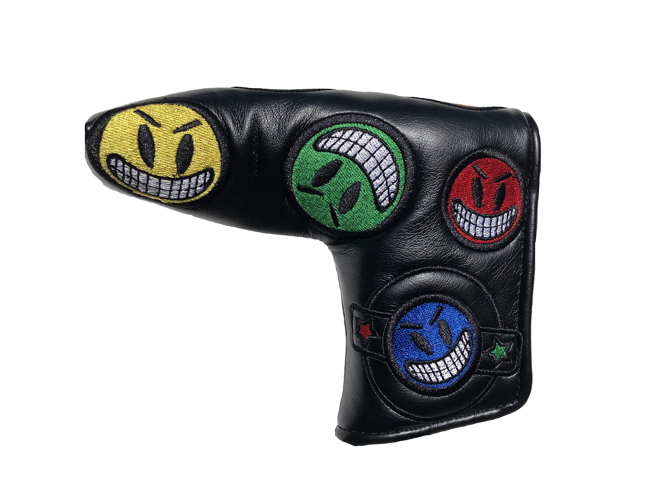 Smiley New Custom Joker Faces Blade/Boot Putter Headcover Fits Cameron ...