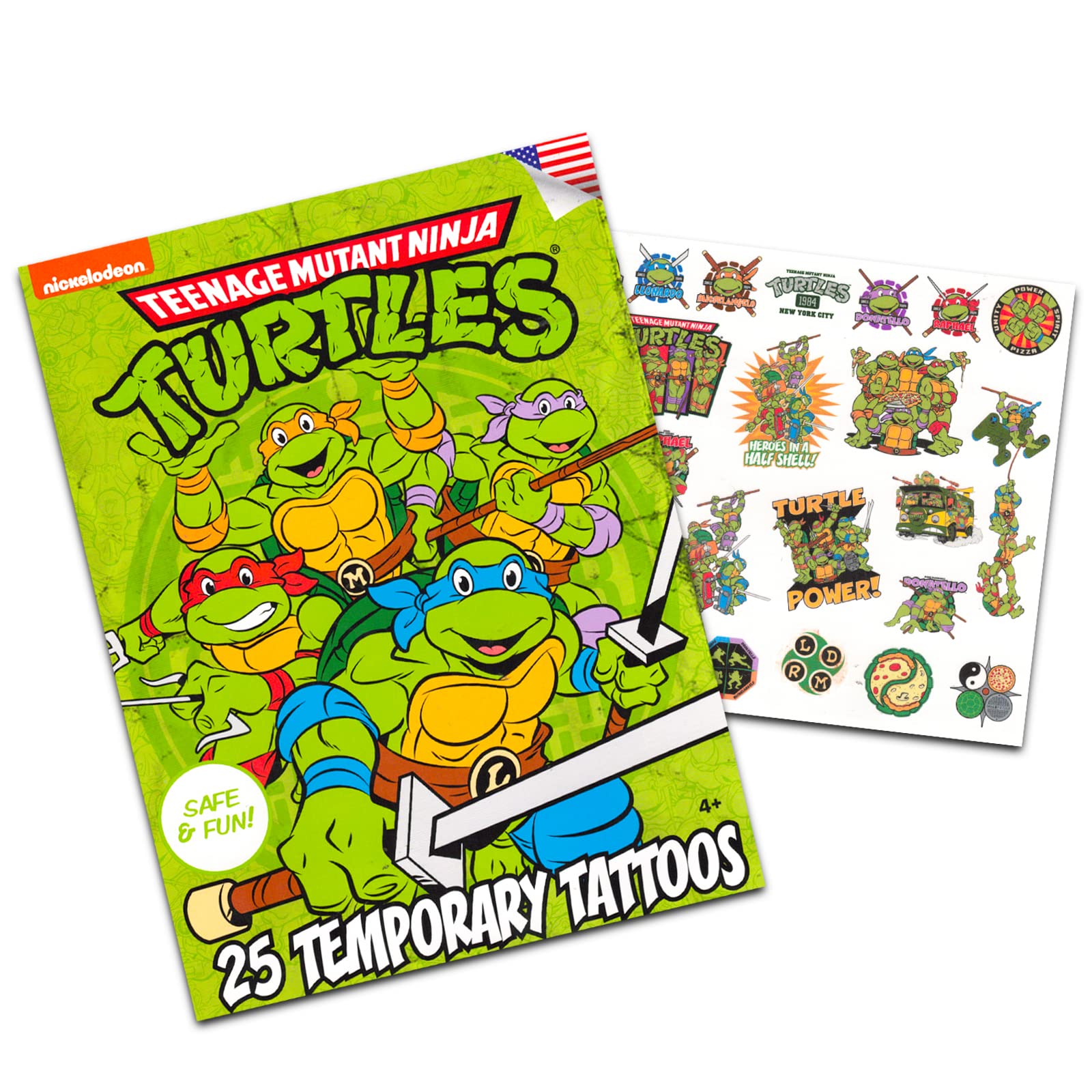Nick Shop Teenage Mutant Ninja Turtles Stickers and Tattoos Super Set ...