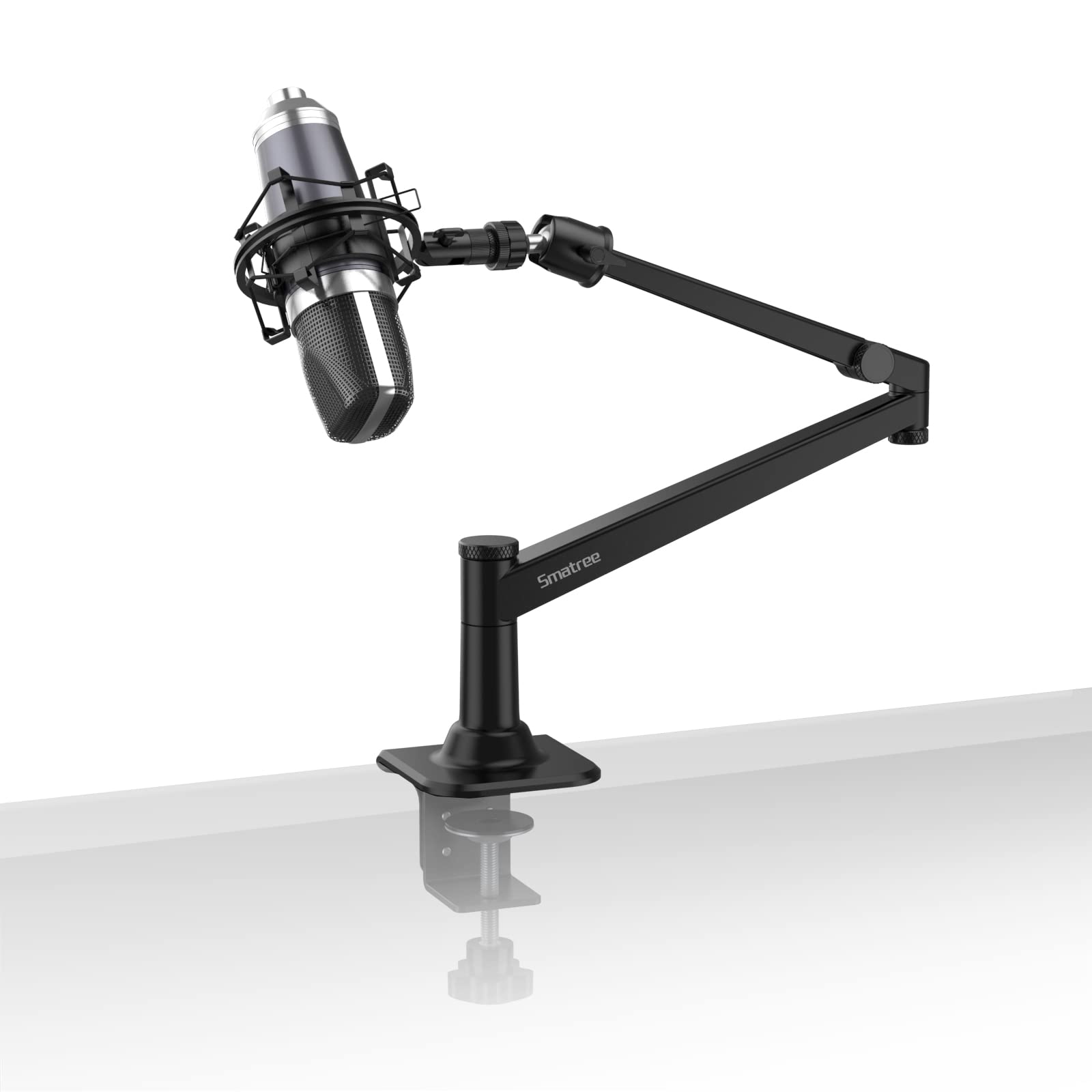 Smatree Mic Arm Desk Mount for Shure SM7B/SM58/MV7/AT2020 Mic, Shure ...