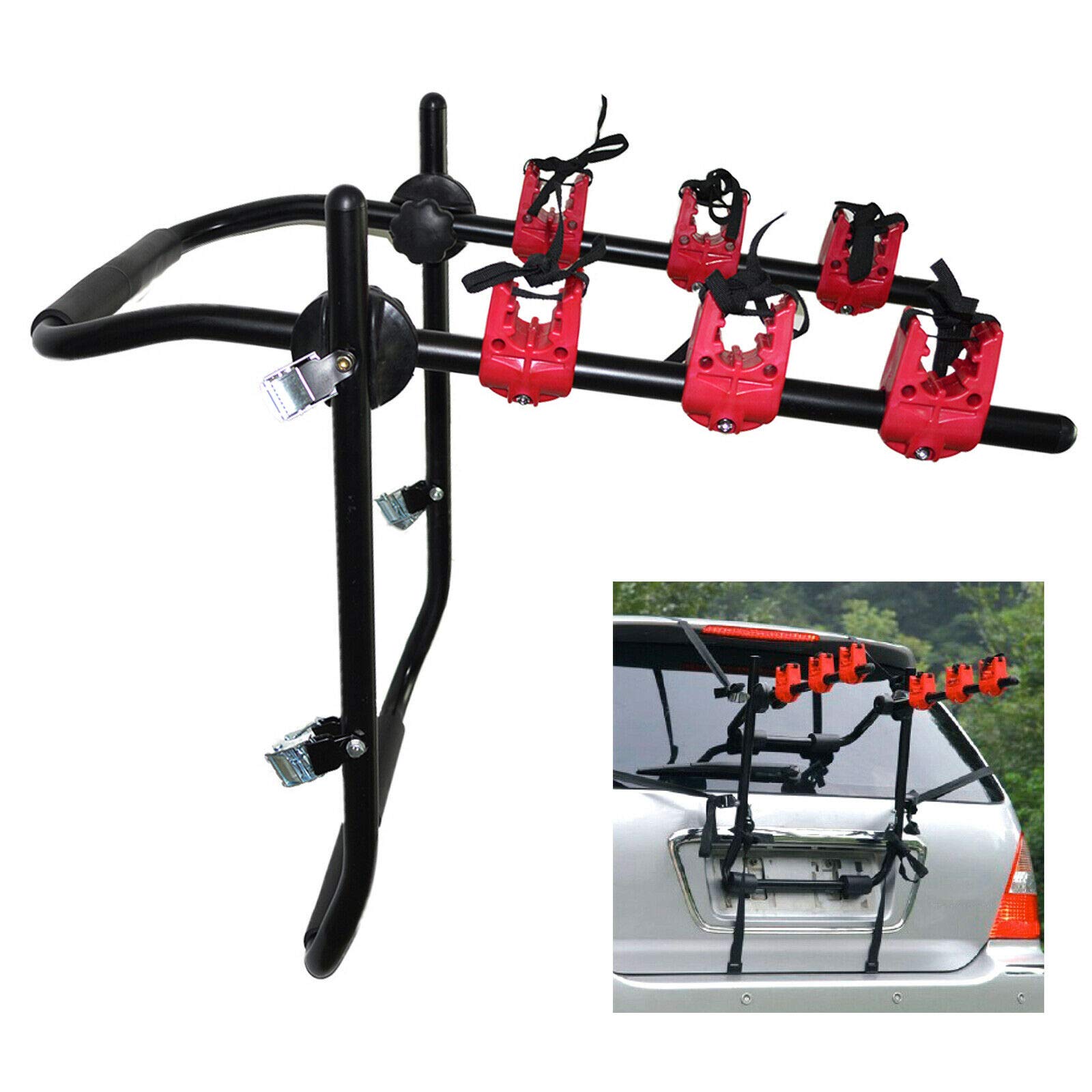 Portable Bike Racks SUV 3-Bicycle Carrier Hitch Receiver Heavy Duty ...