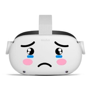 UwU Sad Face - Oculus Quest 2 - Decals - Black & Pink — 🛍️ The Retail ...