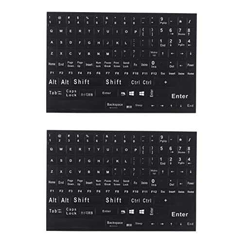SOLUSTRE Laptop Stickers Laptop Stickers 4 Sheets Keyboard Keyboard ...