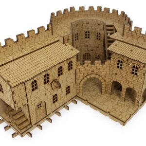 TowerRex Bastion Tower Wall D&D Terrain Barrack Garrison Buildings ...