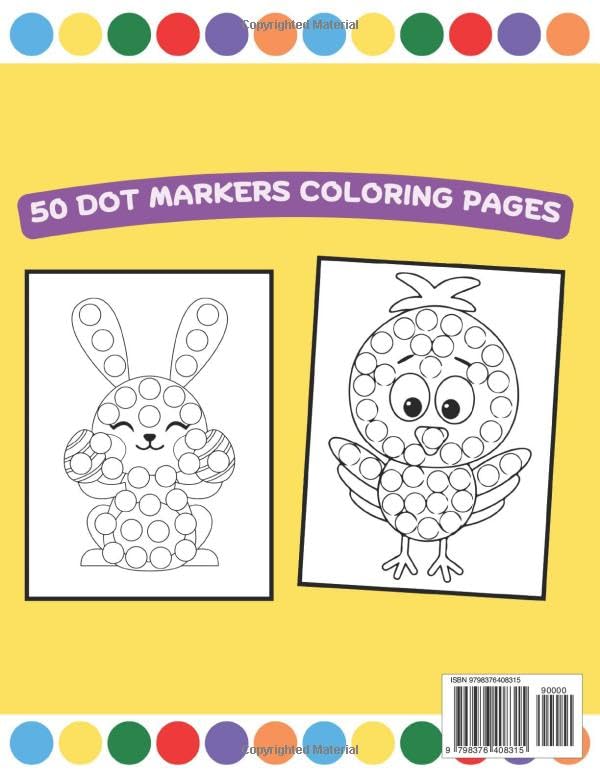 Easter Dot Markers Activity Book for Kids Ages 2-5: Easy Guided Big ...