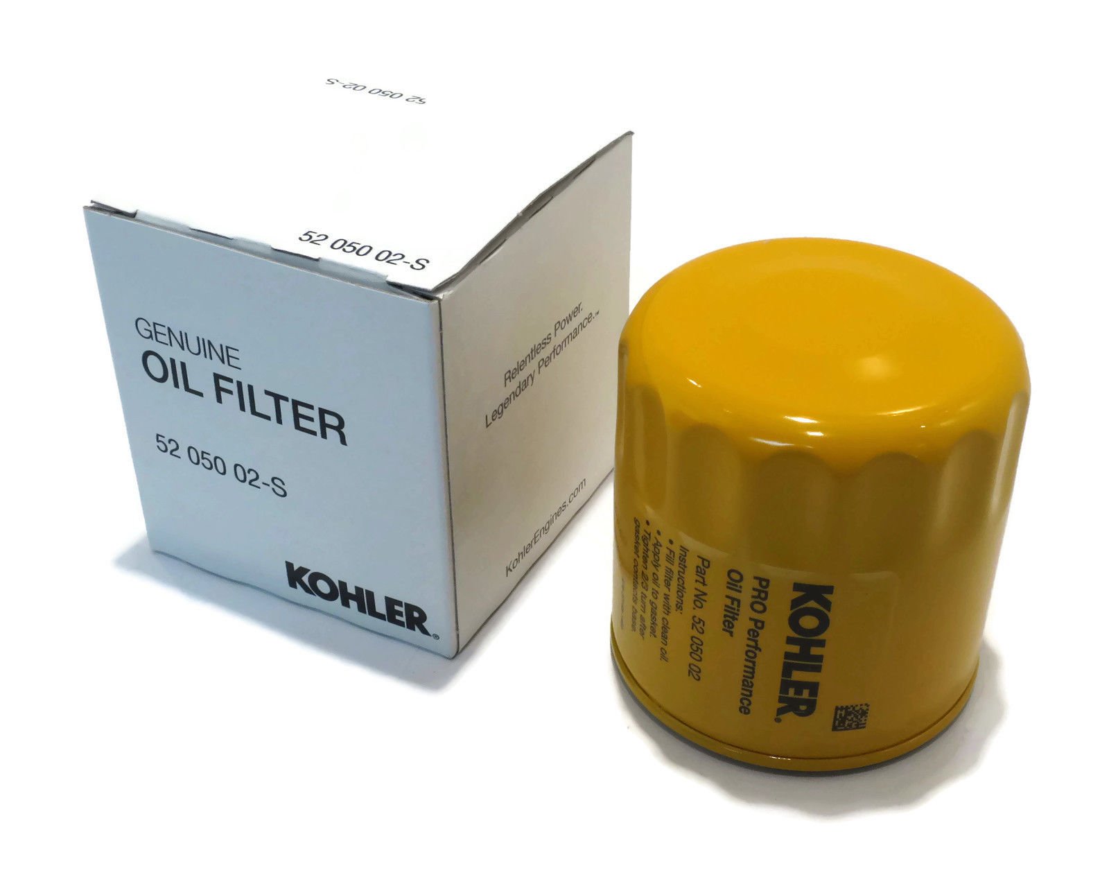 Kohler Genuine OEM Oil Filter 52 050 02-S, 5205002-S for Small Gas ...
