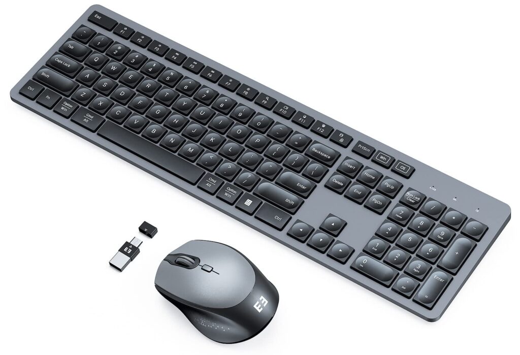 Wireless Backlit Keyboard and Mouse Combo, Seenda Illuminated Light Up ...