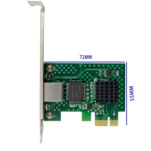 2.5GBase-T PCIe 3.1 Network Adapter with Intel I225-V+3ft Cat8 Ethernet Cable 2500/1000/100Mbps ...