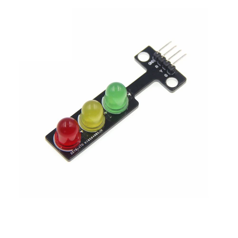 Treedix 10pcs Mini Traffic Light LED Display Module DC 5V 5mm Traffic Signal Controller for ...