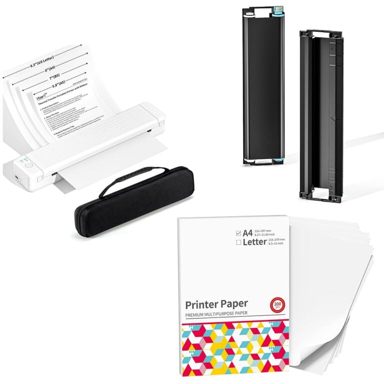 Itari Portable Printer Wireless for Travel - M08F-Letter Bluetooth ...
