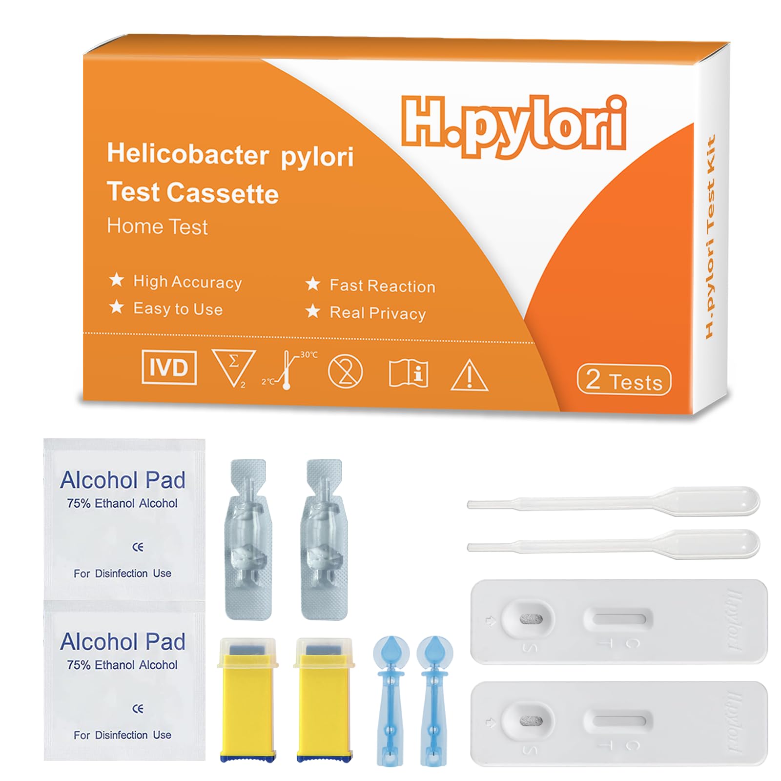 Helicobacter Pylori Test, H Pylori Test Kits at Home, 2-Pack — 🛍️ The ...