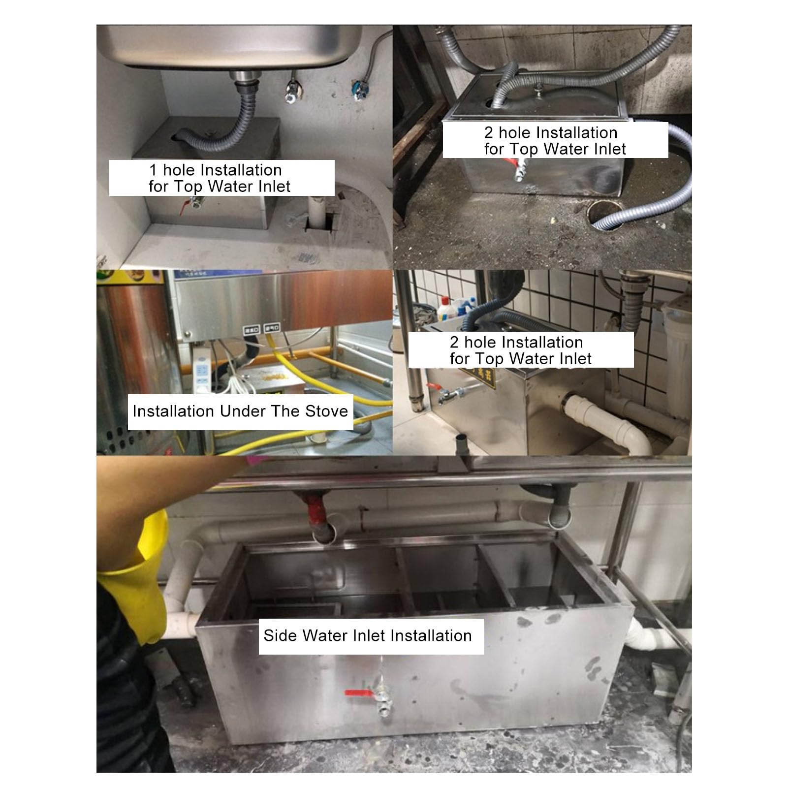 Commercial Grease Trap for Home Restaurants Under Sink, 3 Stage ...
