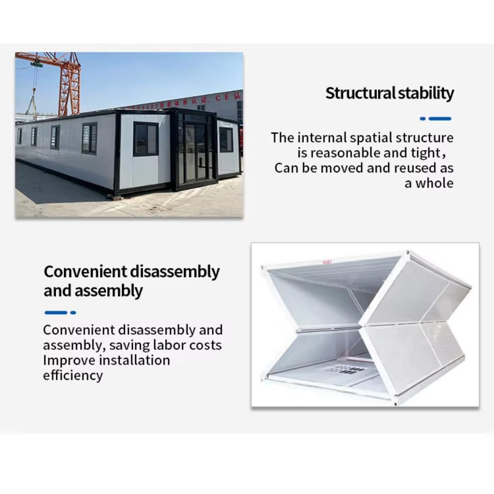 Luxury Modern Easy Installation Portable Movable Container Offices ...