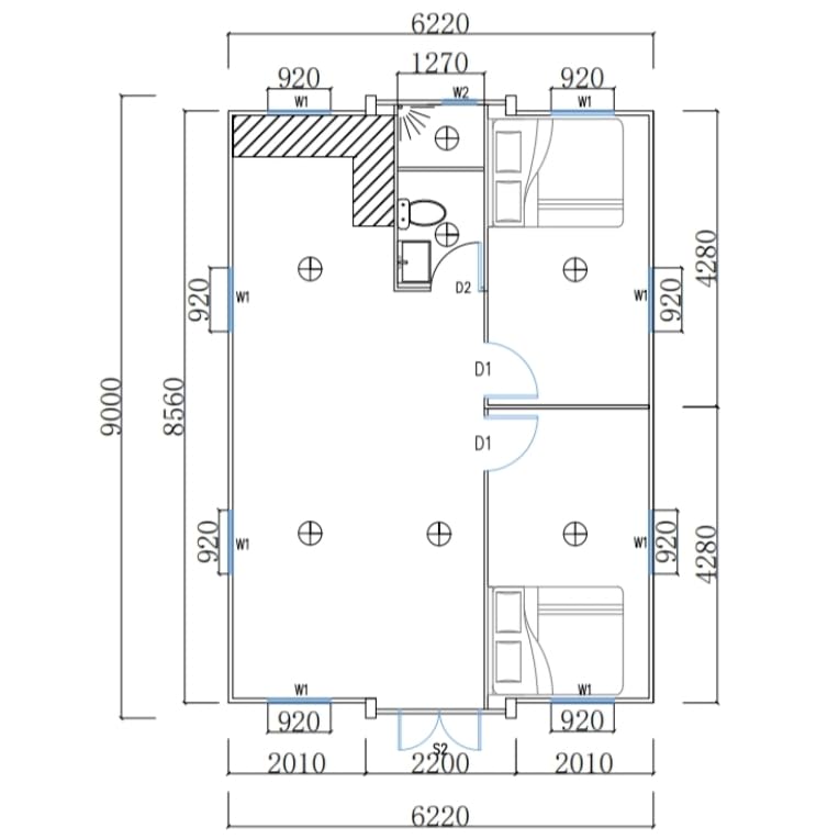30ft Tiny Home kit | Luxury Tiny Home Luxury prefab Home with 2 Bedroom ...