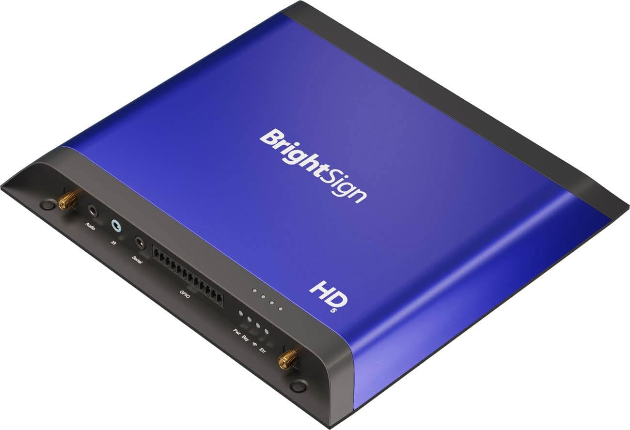 Brightsign HD1025 Built For Interactivity, Delivers 4k60p Video In Hdr, Hmtl5, Flexible I/o For ...