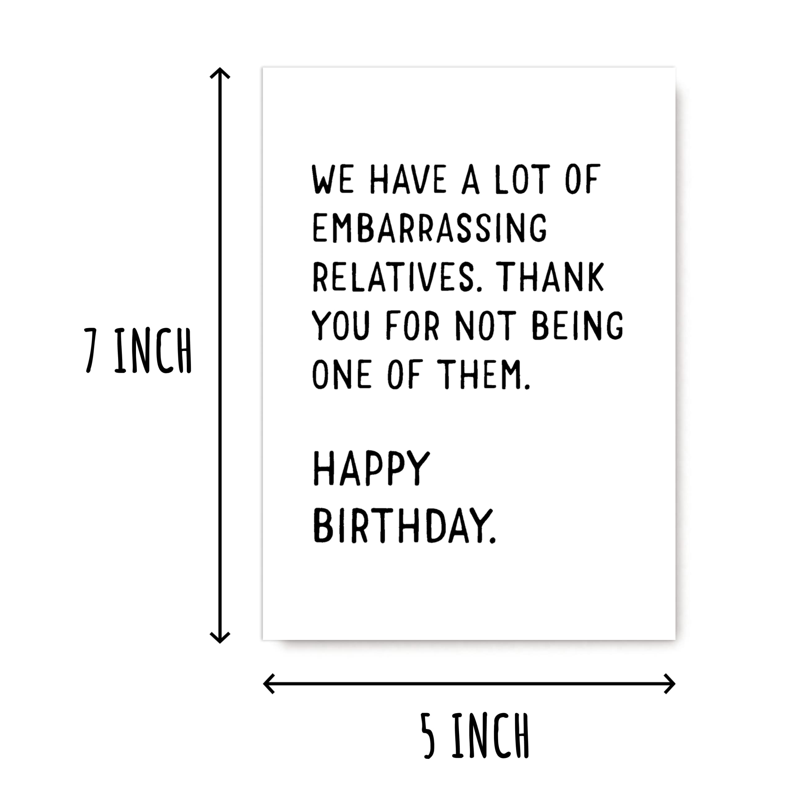 We Have A Lot Of Embarrassing Relatives - Funny Happy Birthday Gifts ...