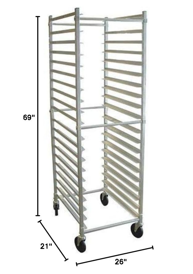 Central Exclusive FAKDBR12 Bun Pan Rack - 5" Slide Spacing, 12 Pan ...
