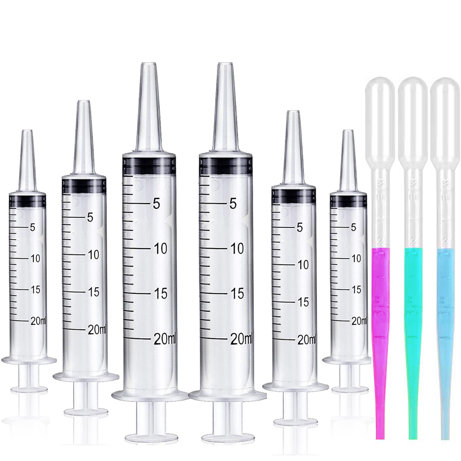 20ml Syringe for Liquid - Syringes without Needle - 20 ml Sterile ...