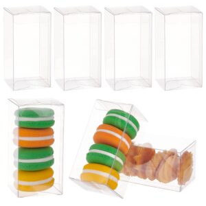 BENECREAT 20PCS Clear Wedding Favour Boxes 4x2x2 Rectangle PVC ...