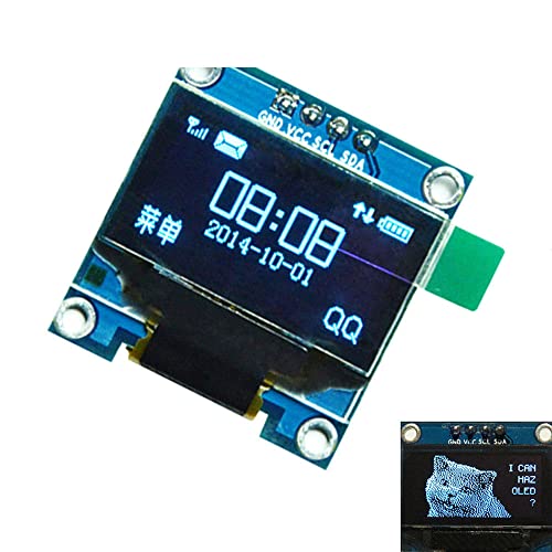 0.96 inch Blue OLED Display Module IIC Serial 128X64 I2C SSD1306 12864 ...