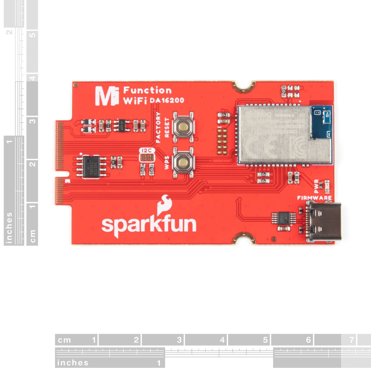 SparkFun MicroMod WiFi Function Board - DA16200 - Fully Integrated WiFi Module 40MHz Crystal ...