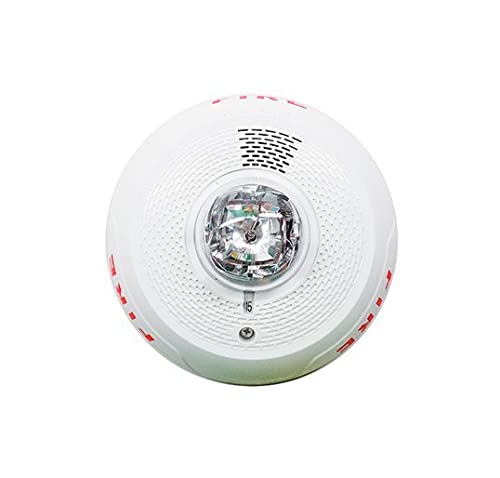 SYSTEM SENSOR PC2WL-LF - White, Ceiling-Mountable, Clear Lens, Horn ...