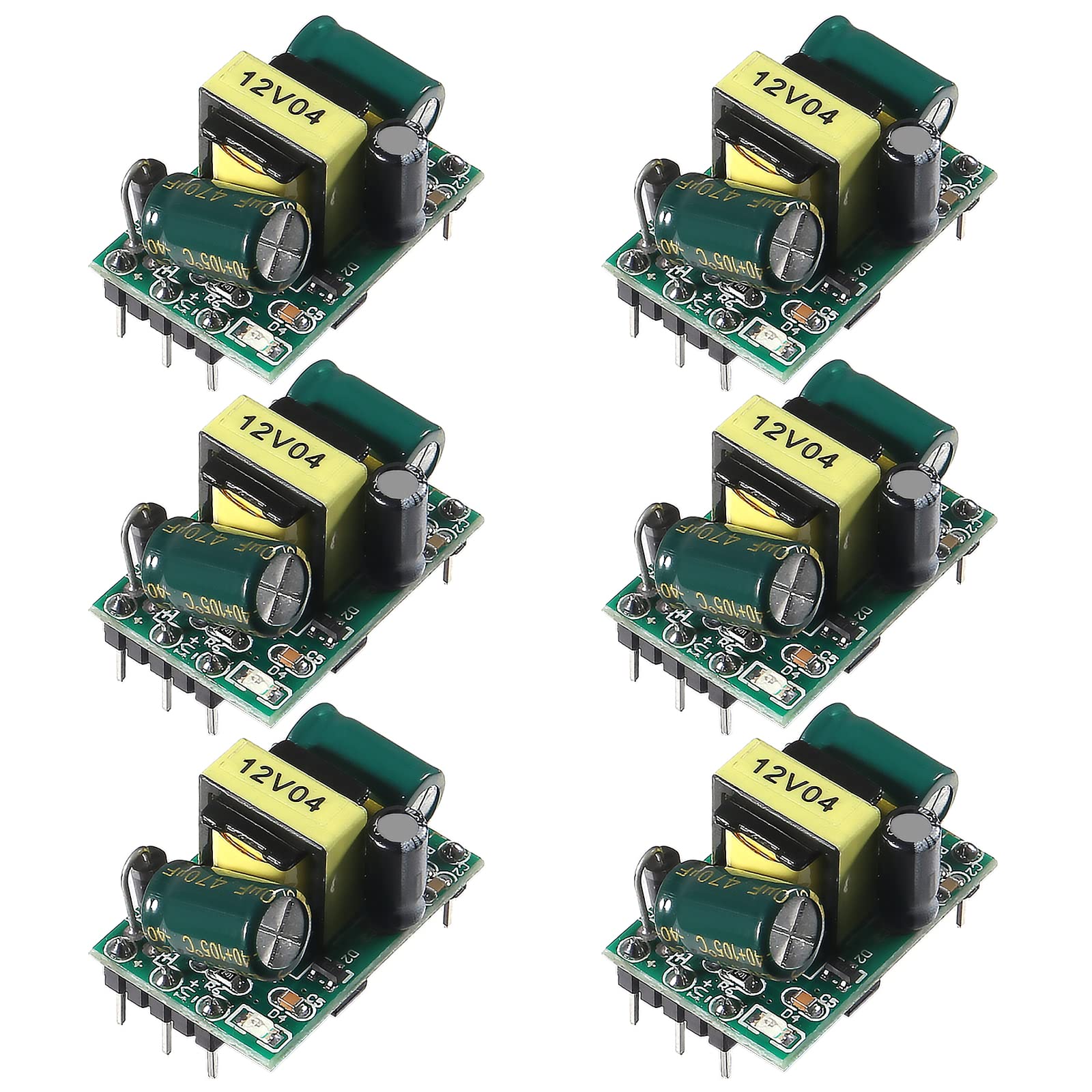 AITIAO 6Pcs AC-DC Precision Buck Power Supply Module 12V 400mA Isolated ...