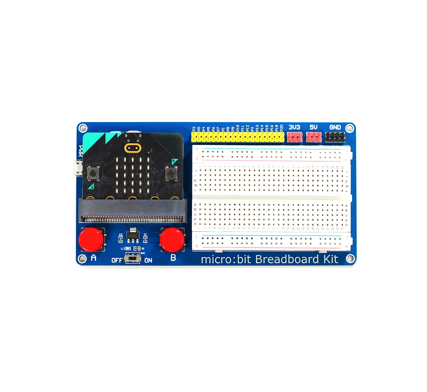 BBC Micro:bit Breadboard Kit Multipurpose Programmable Breadboard Kit ...