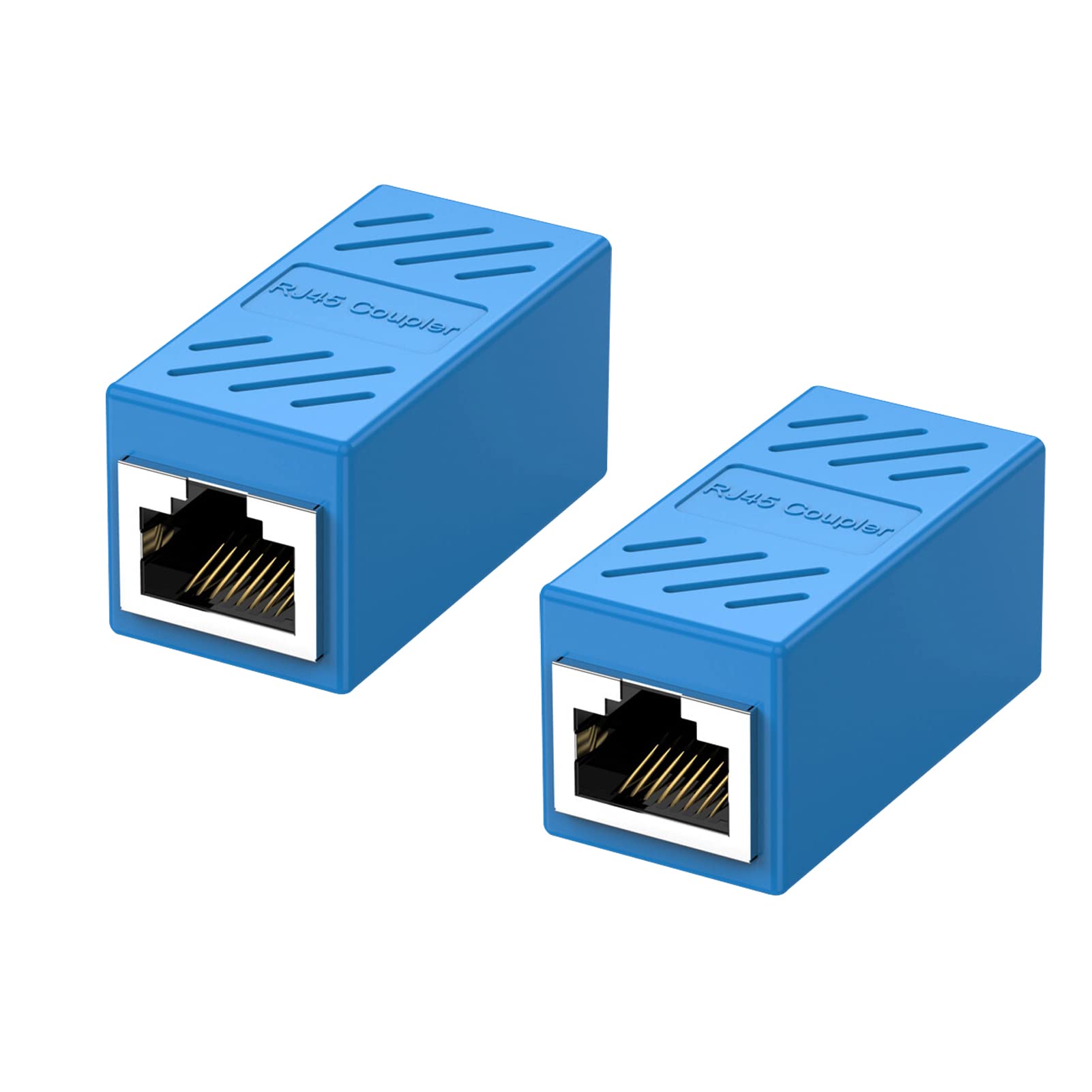 UVOOI Ethernet Coupler Female to Female 2-Pack, 1000Mbps RJ45 Inline ...