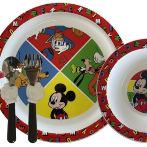 5 Piece Dinnerware Sets featuring Mickey and Minnie Mouse (Mickey) — 🛍️ ...