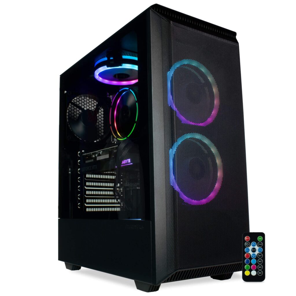 Periphio Castle Prebuilt Gaming PC - AMD Ryzen 5 4600G CPU (4.2GHz ...