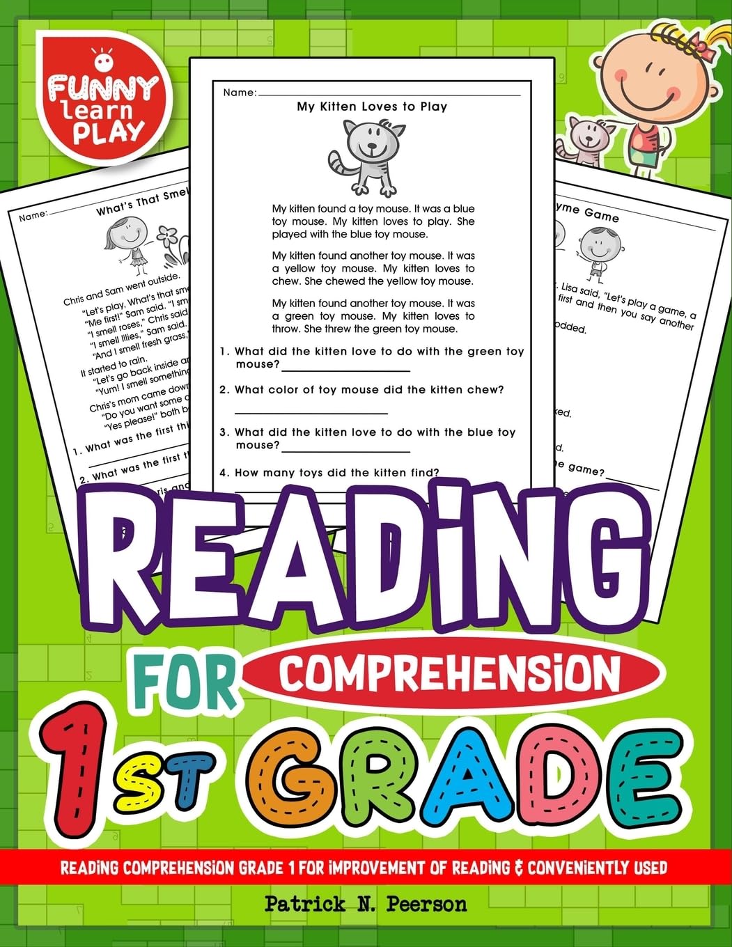 Reading Comprehension Grade 1 for Improvement of Reading & Conveniently ...