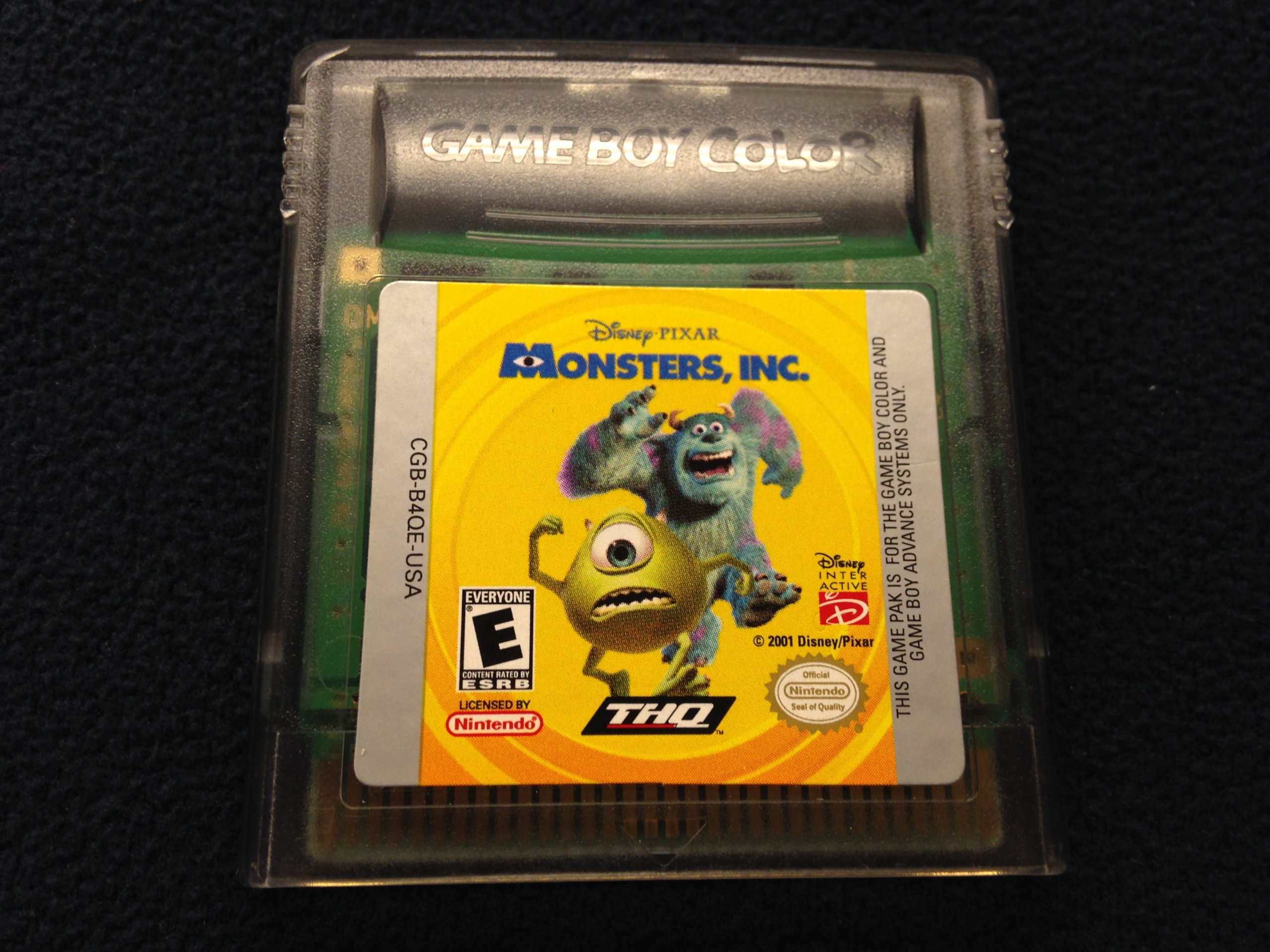 Disney/Pixar Monsters, Inc. - GameBoy Color — 🛍️ The Retail Market