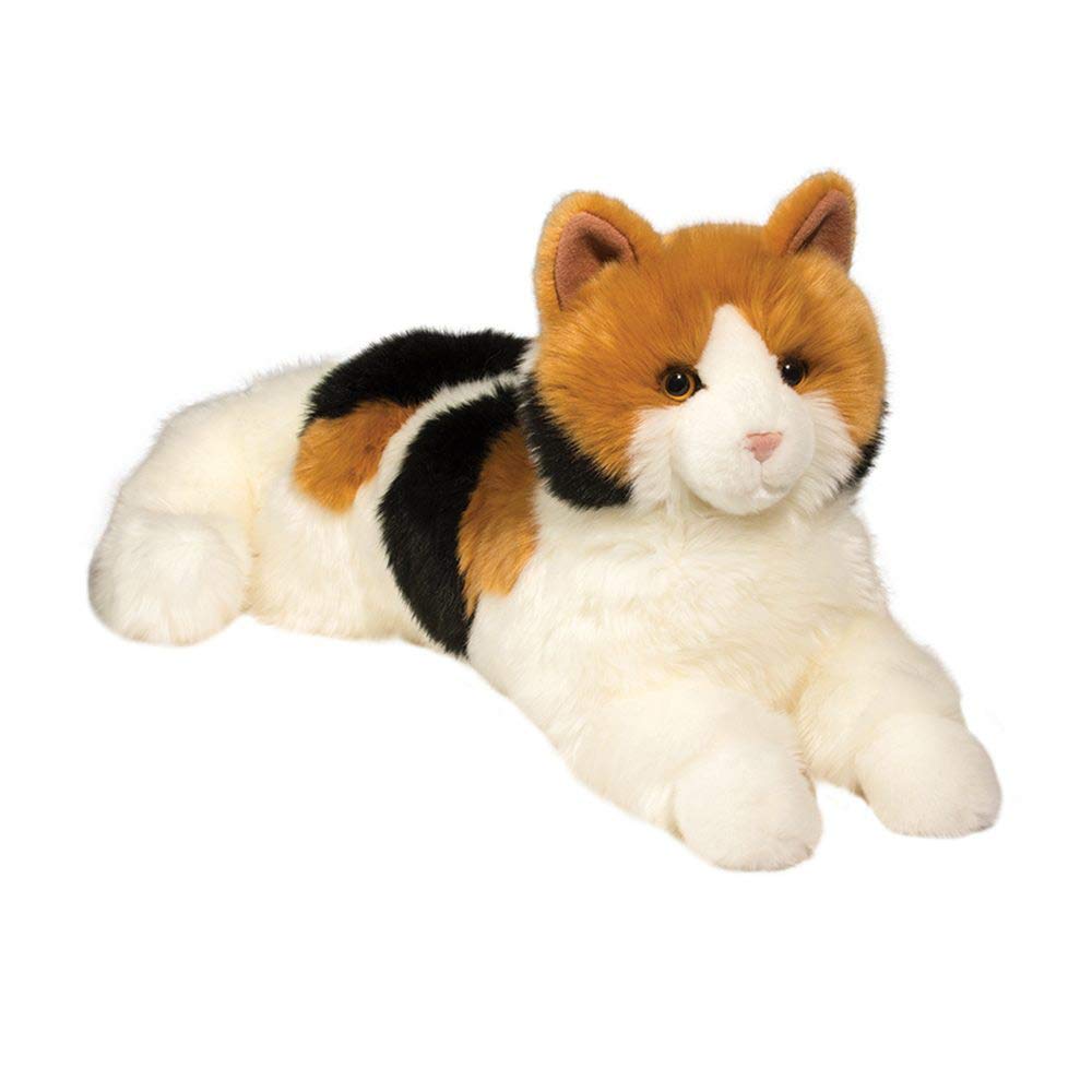 Douglas Puzzle Calico Cat Plush Stuffed Animal — 🛍️ The Retail Market