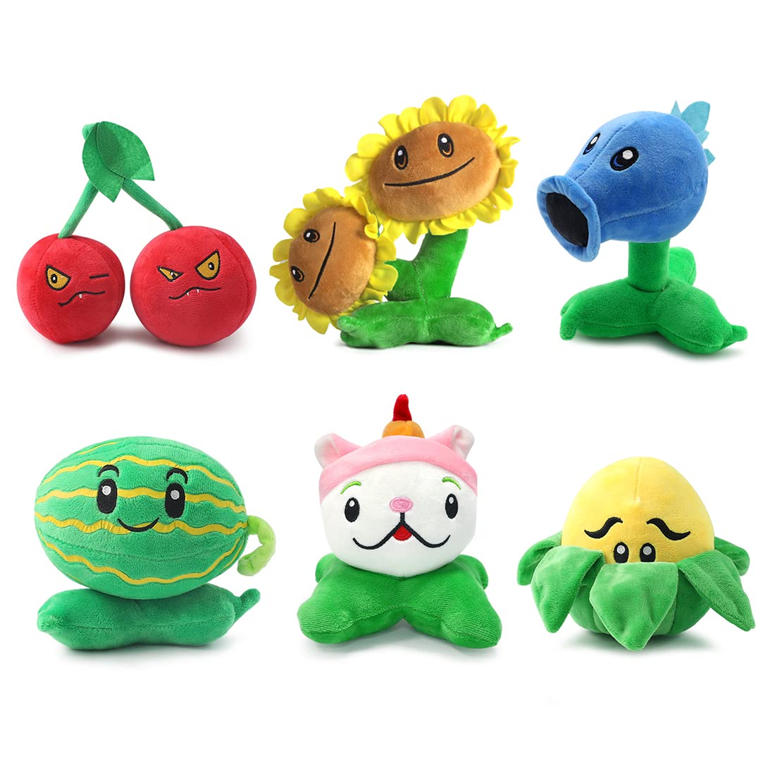 OliaDesign Plants vs Zombies Plush Toy Set (6 Pieces) — 🛍️ The Retail ...
