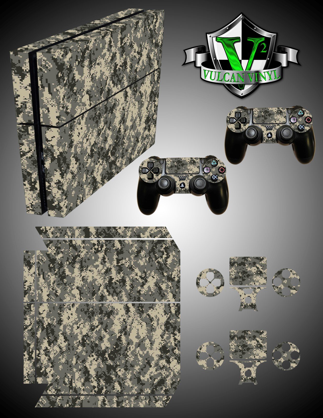 PS4 Vinyl Camoflage Game & Controller Skins Protector Set — 🛍️ The ...