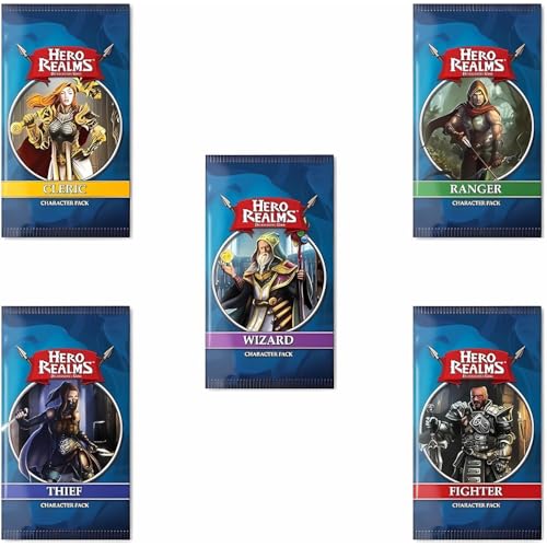 Wise Wizard Games Hero Realms Character Pack Bundle (Cleric, Ranger ...