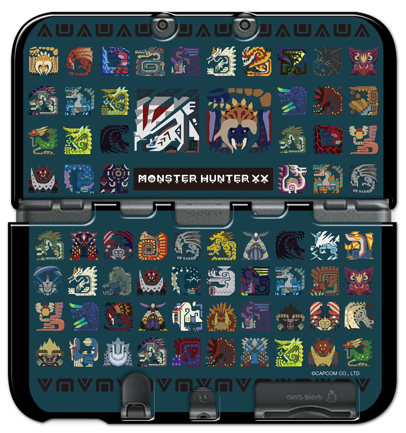 Monster Hunter Double Cross Cover for New Nintendo 3DS LL Monster Icon ...