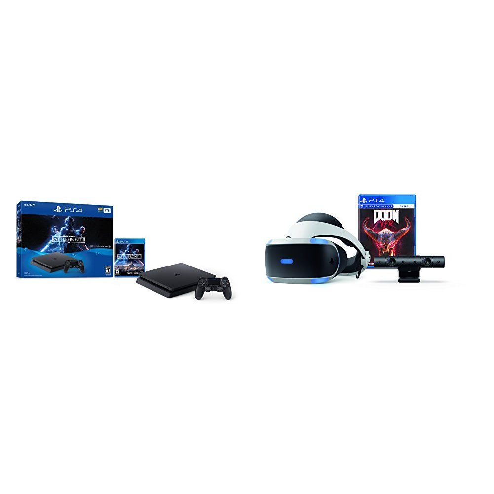 PlayStation 4 Slim 1TB Console - Star Wars Battlefront II Bundle ...