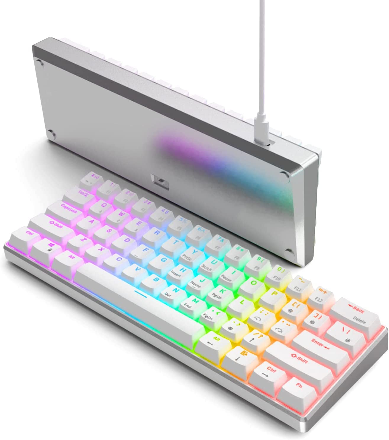 RK ROYAL KLUDGE 60% Mechanical Keyboard RK61 Pro, Wireless Gaming ...