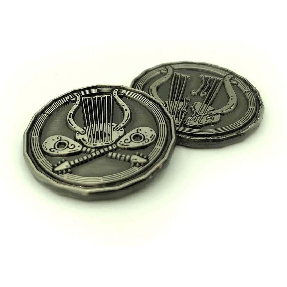 Bard Character Coin Miniature Pack (Silver 5 Pack) || Coins and ...
