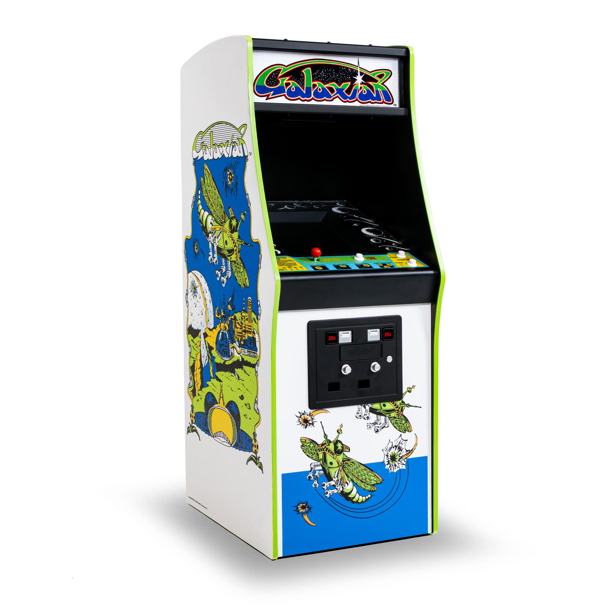 Quarter Arcades Official Galaxian 1/4 Sized Mini Arcade Cabinet by ...