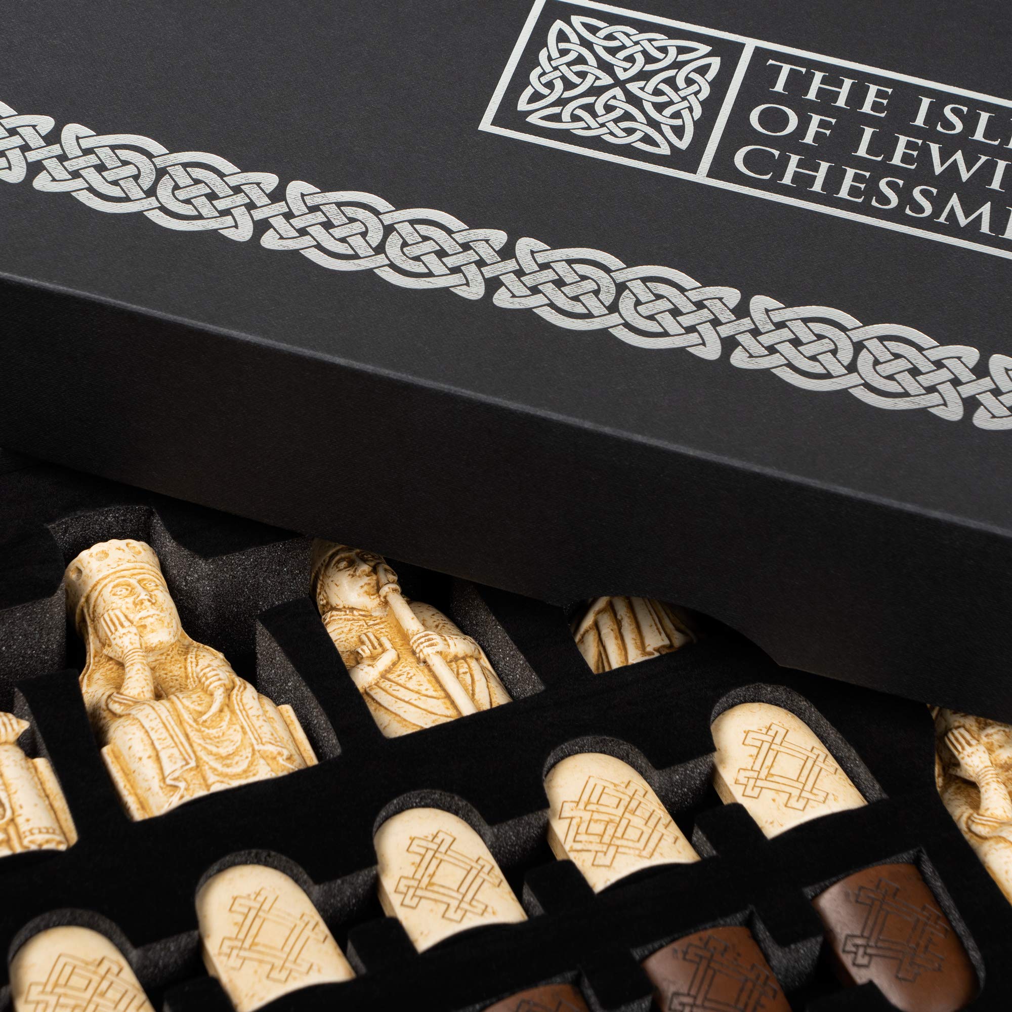 The Isle of Lewis Chessmen - Regency Chess Official Lewis Chess Set - 4 ...