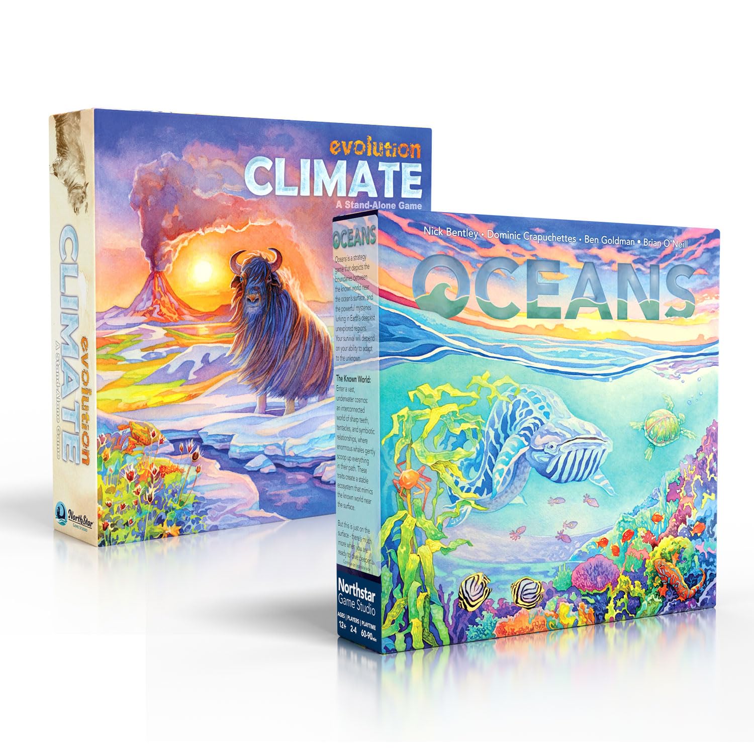 Northstar Game Studio Evolution Climate and Oceans Board Game Bundle ...